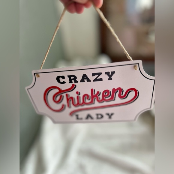 Paula Deen | Wall Decor | Sign Crazy Chicken Lady | Poshmark